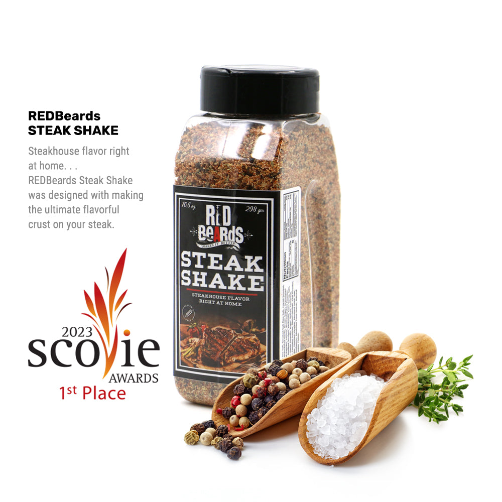 REDBeards STEAK SHAKE – SEASONING 10.5oz – RedBeards Hot Sauce